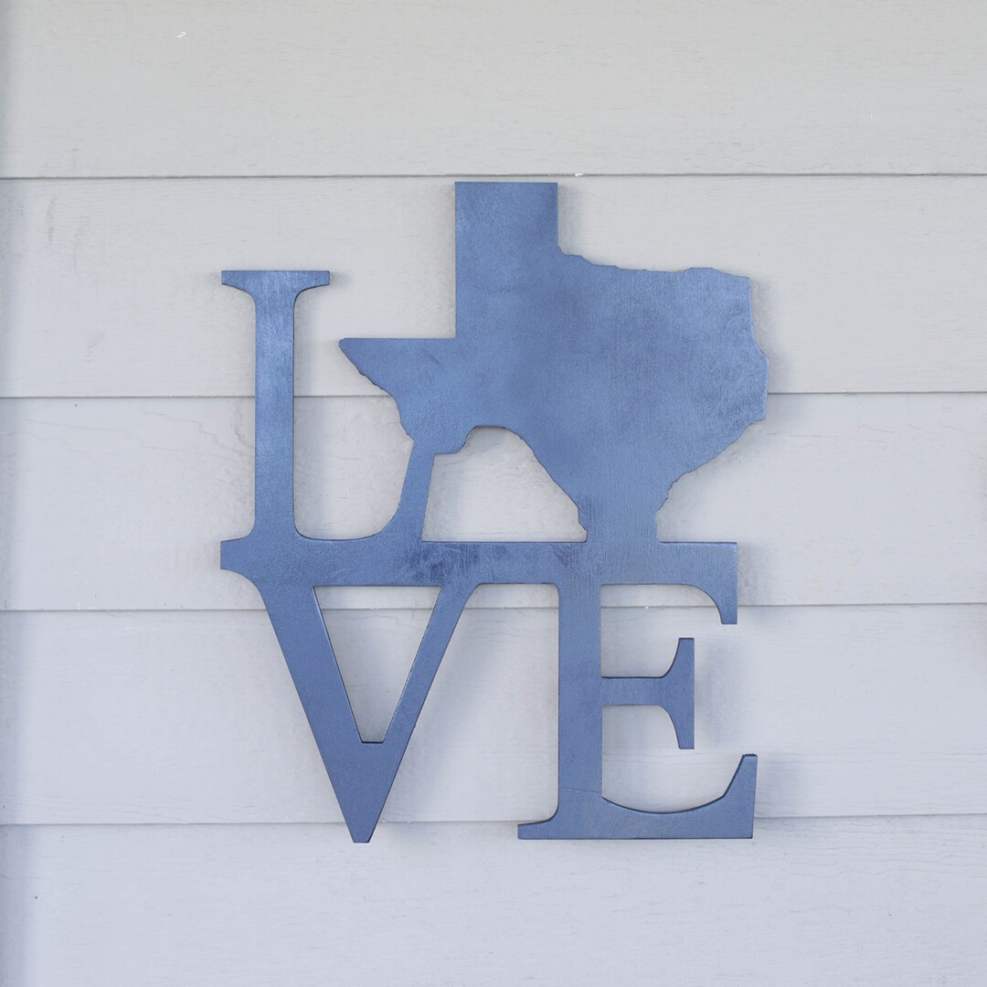 Love Texas Sign Wood, Texas Love Sign Wooden,texas Décor Wood,texas ...
