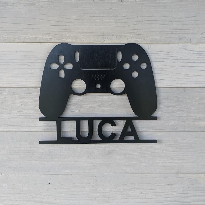 Game Controller Name Sign for Kids Video Game Décor Boys Room - Etsy