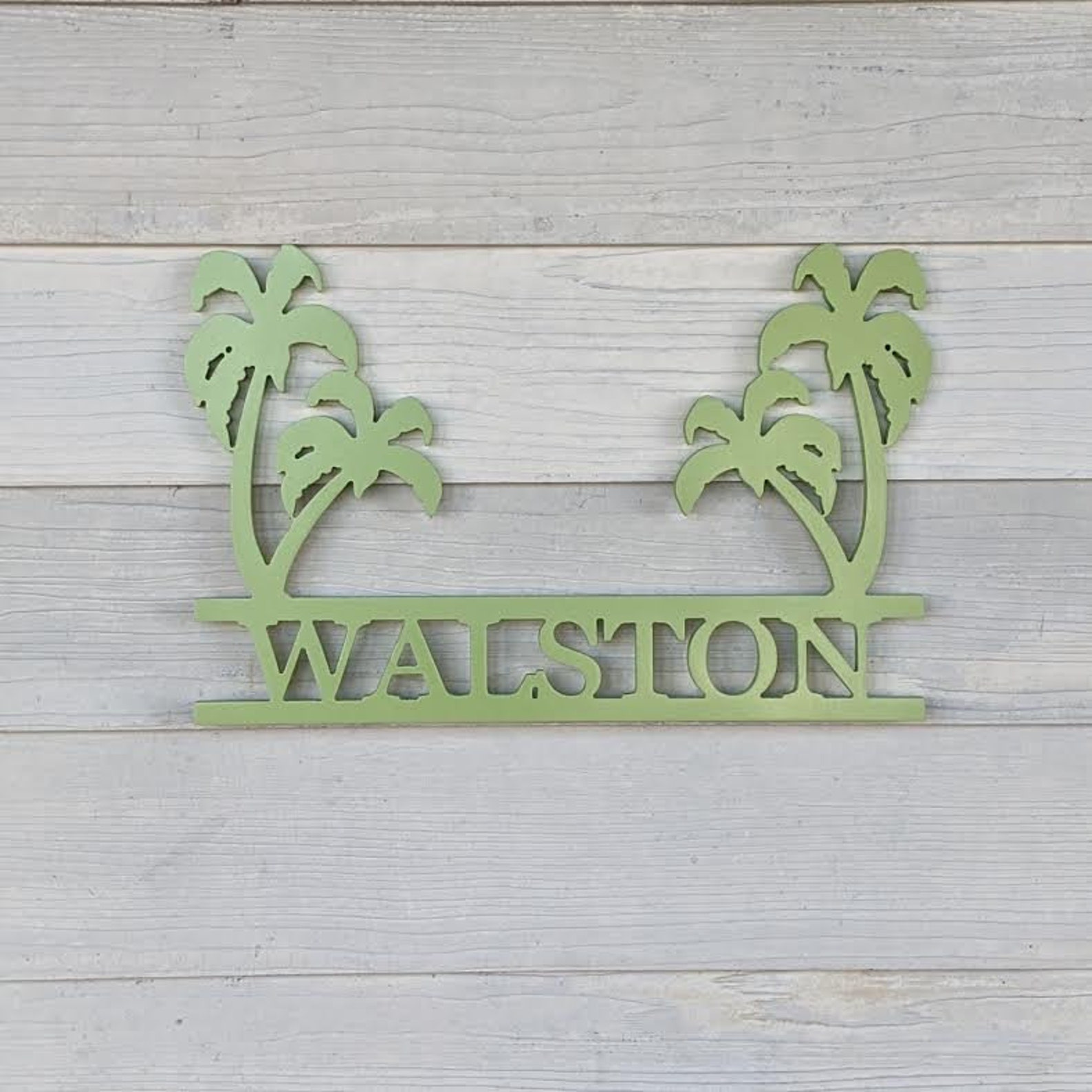Personalized Palm Tree Wall Art Tropical Palm Tree Last Name - Etsy