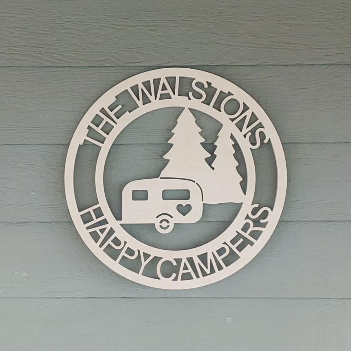 Happy Camper Sign Personalized Sign for Camper Custom Wood | Etsy