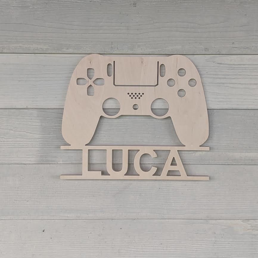 Game Controller Name Sign for Kids Video Game Décor Boys Room - Etsy