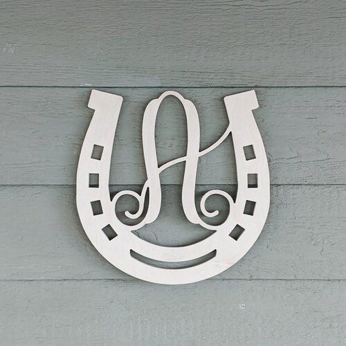 Monogram Horse Equestrian Barn Sign Metal Personalized - Etsy