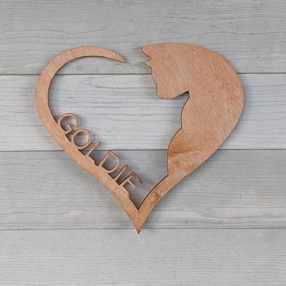 Personalized Wooden Cat Heart Sign Custom Cat Wreath Cat Lover | Etsy