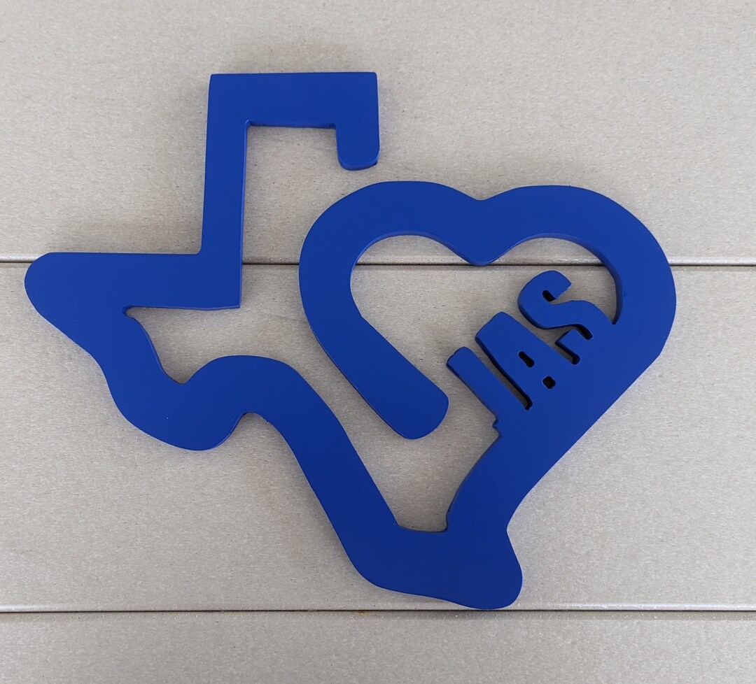 Texas Heart Wooden Sign, Love Texas Sign, Texas Wood Décor, Texas Gifts ...