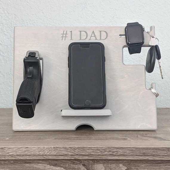 Gun Docking Station Custom Wood Docking Station Cell Phone | Etsy