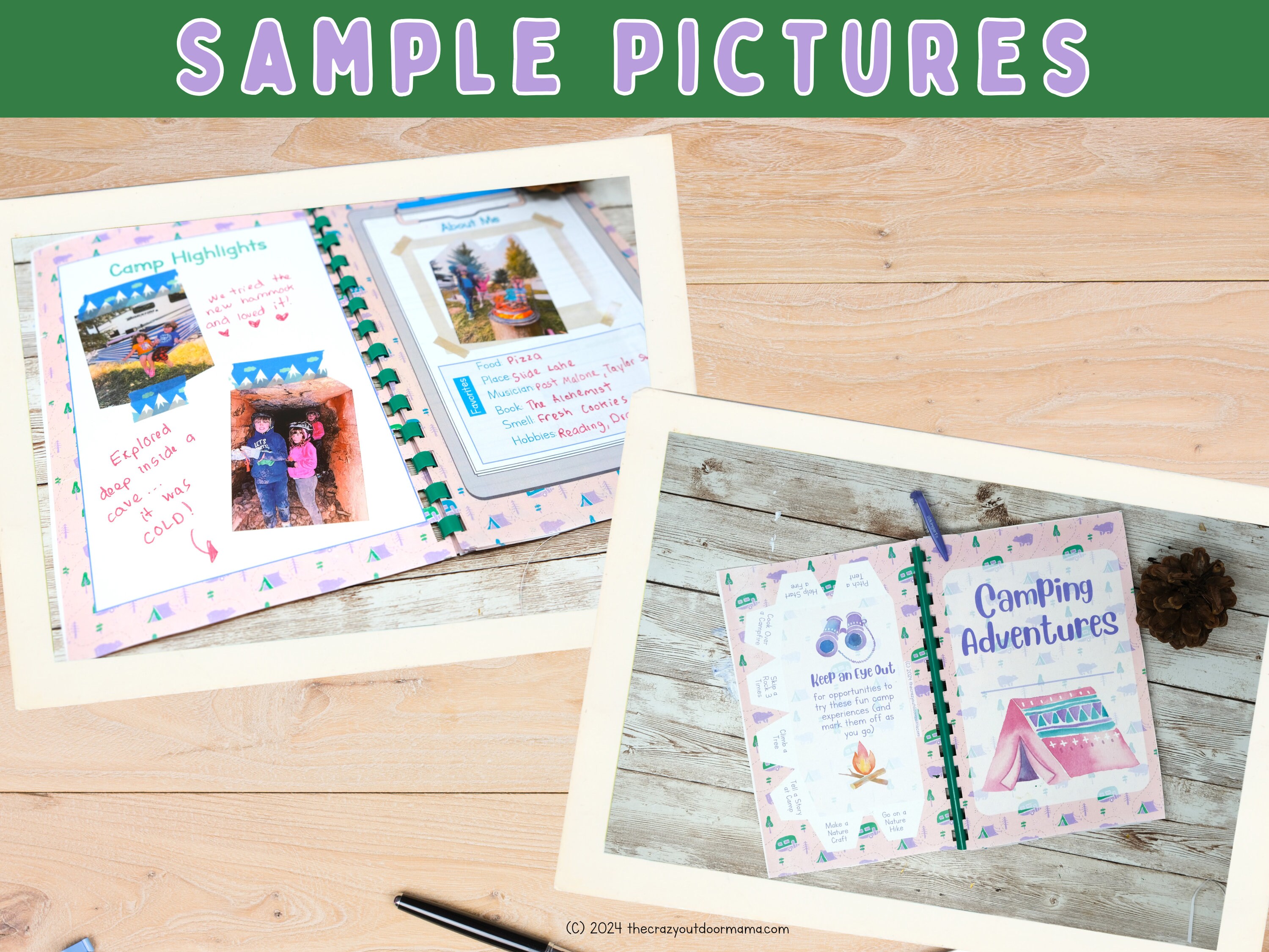 Super Cute Camping Journal for Kids [instant Print Cute Summer Camp ...