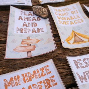 Leave No Trace Printable Activity for Kids (forest School, Earth Day ...