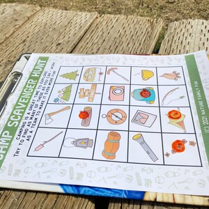 5 Cute Camping Scavenger Hunts [perfect for Glamping Birthday Parties ...