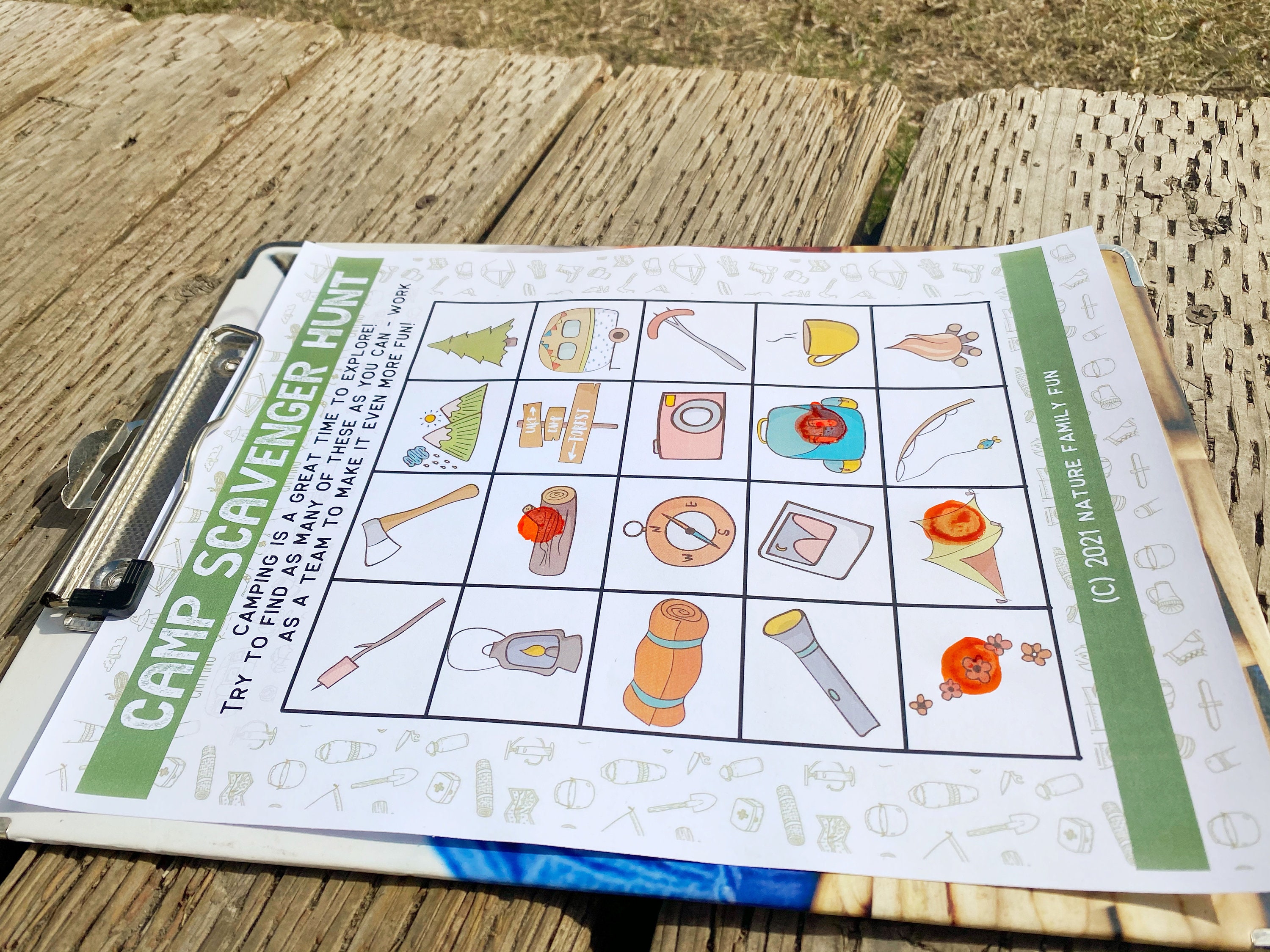 5 Cute Camping Scavenger Hunts [perfect for Glamping Birthday Parties ...
