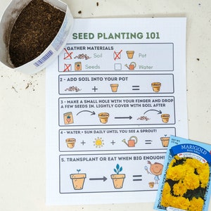 Educational + FUN Gardening Journal for Kids - Plant Growth Tracker ...