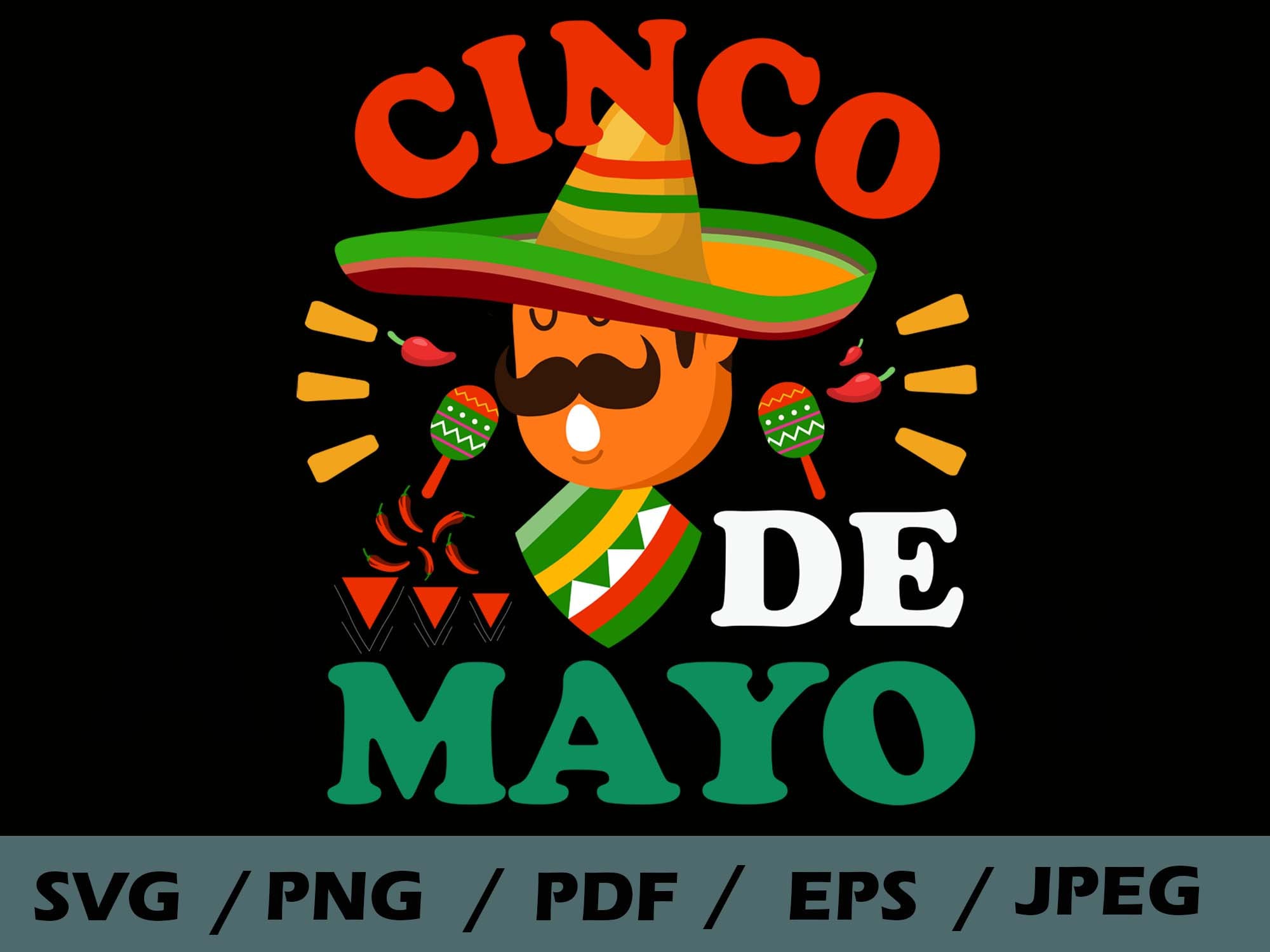 Cinco De Mayo Svg , Fiesta Svg , Viva La Mexico Svg , May 5th , Mexican ...