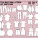Boys Kids Fashion Bundle Vectors -fashion Flat Sketch for Adobe ...
