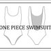 Swimsuits Set Bundle Vector -bikini Fashion Flat Sketch for Adobe ...