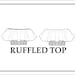 Women's Tops Set Bundle Vector -tops Fashion Flat Sketches for Adobe ...