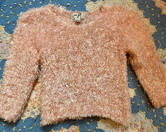 Fuzzy Pink Top | Etsy
