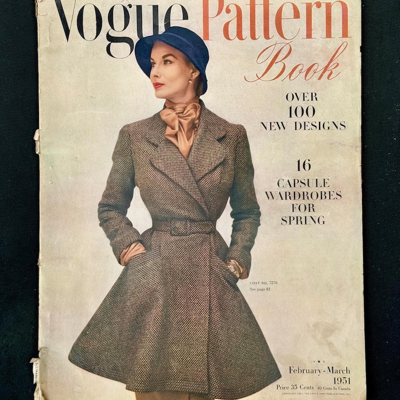 1950s Vogue Patterns - Etsy