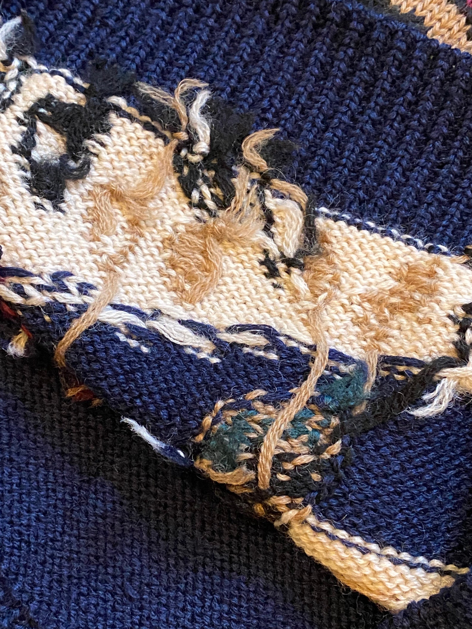 Vintage Hand Knit Wool Ducks Geese Novelty 80s Charter Club - Etsy