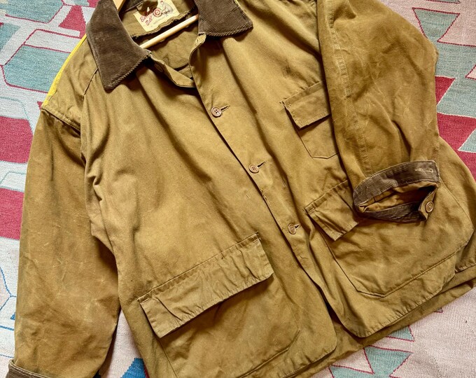 1940s Hunting Jacket Bullseye Bill Chore Coat XL - Etsy