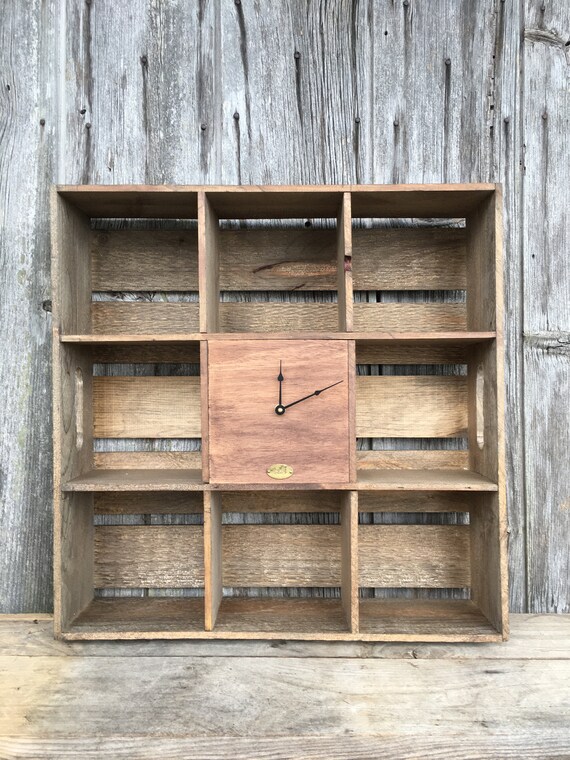 Crate Clock - Etsy