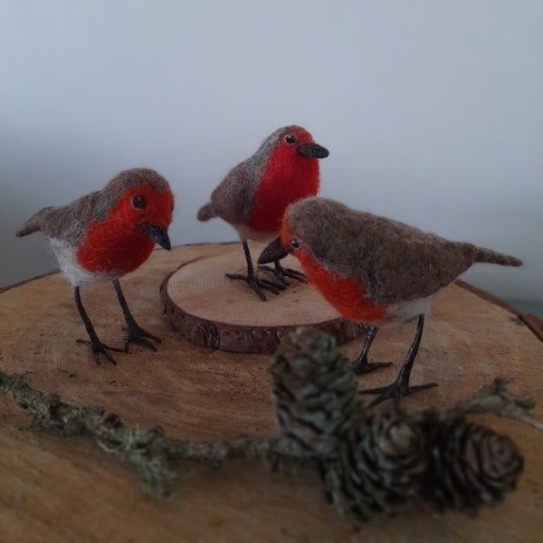 Felt Robin - Etsy UK