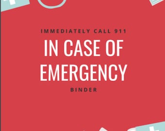 Emergency Binder Emergency Folder Emergency Preparedness - Etsy