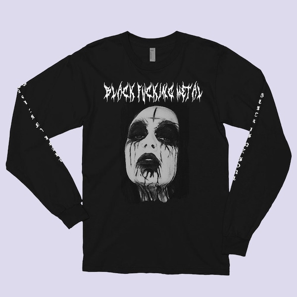 Black Metal Shirt - Etsy