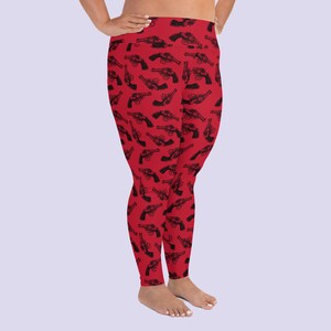 Revolver Red Punk Rock Pants|plus Size Rockabilly Pants Women ...