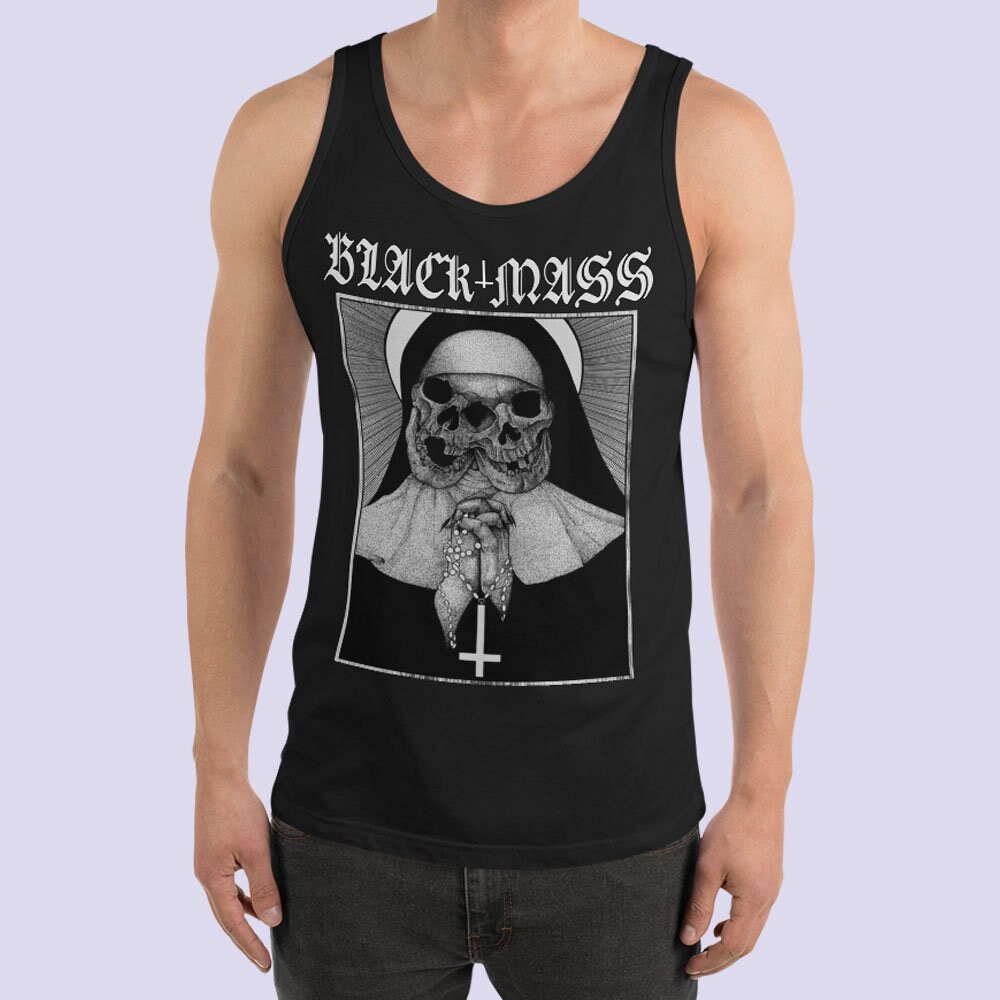 Satanic Nun Pagan Shirtsatanic Tank Topblack Metal Tank | Etsy