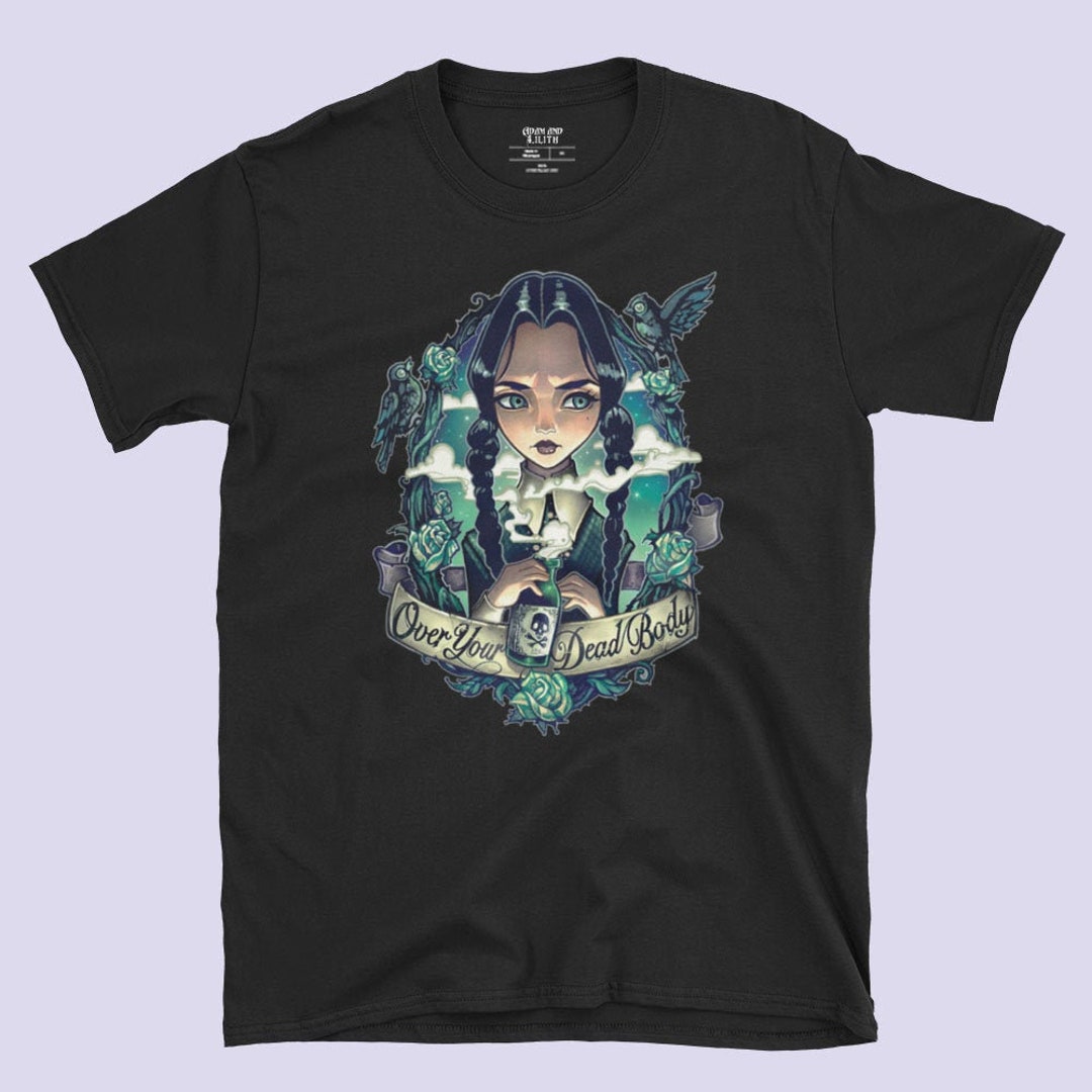 Wednesday Addams Shirtthe Addams Family Shirtadams Familygoth Shirtplus ...