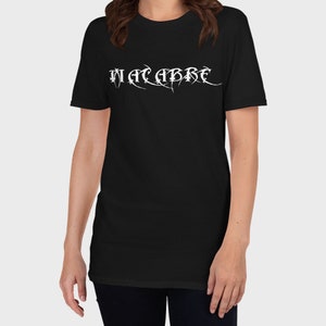 Macabre Black T-shirt thrasher T Shirtgothic T Shirtgoth Tshirtblack ...