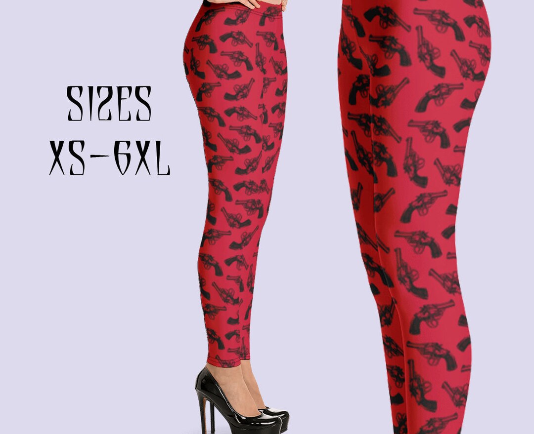 Revolver Red Punk Rock Pants|plus Size Rockabilly Pants Women ...