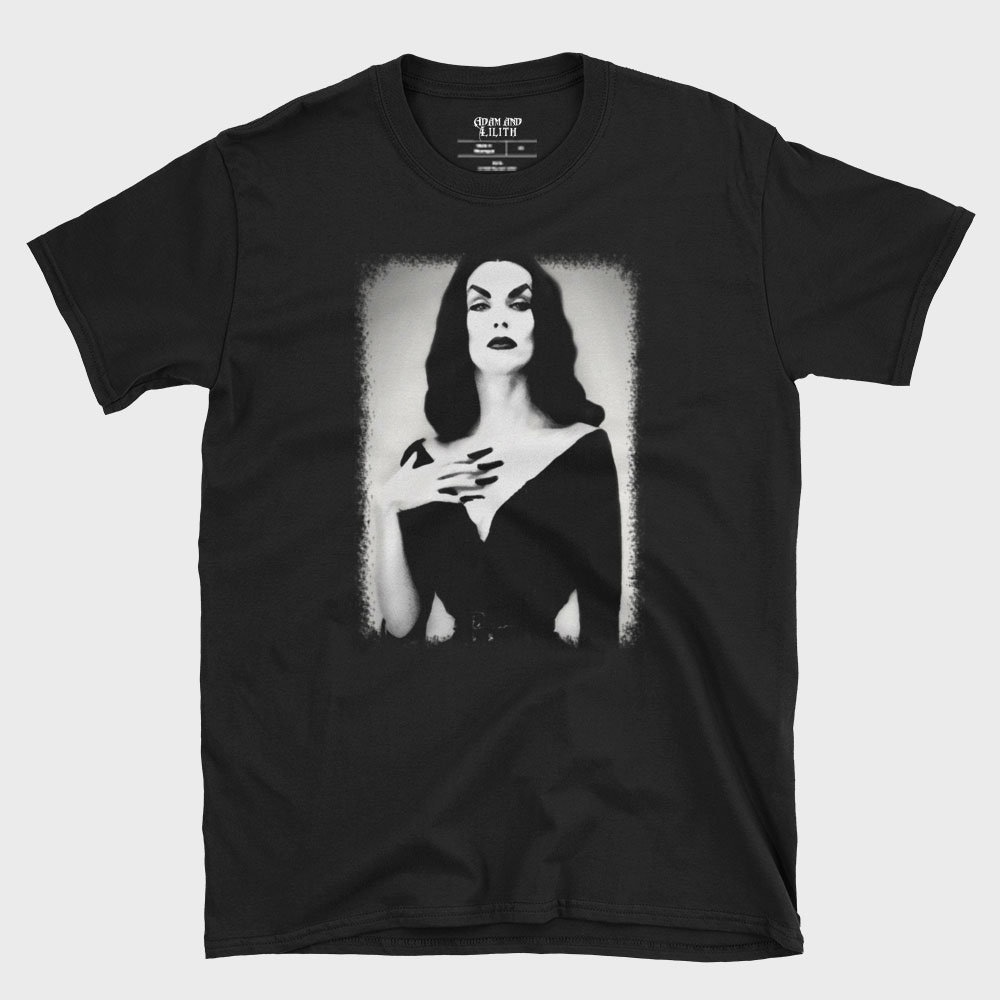 Vampira Tshirt | Black T-shirt | Gothic T Shirt | Goth Tshirt | Vampire ...