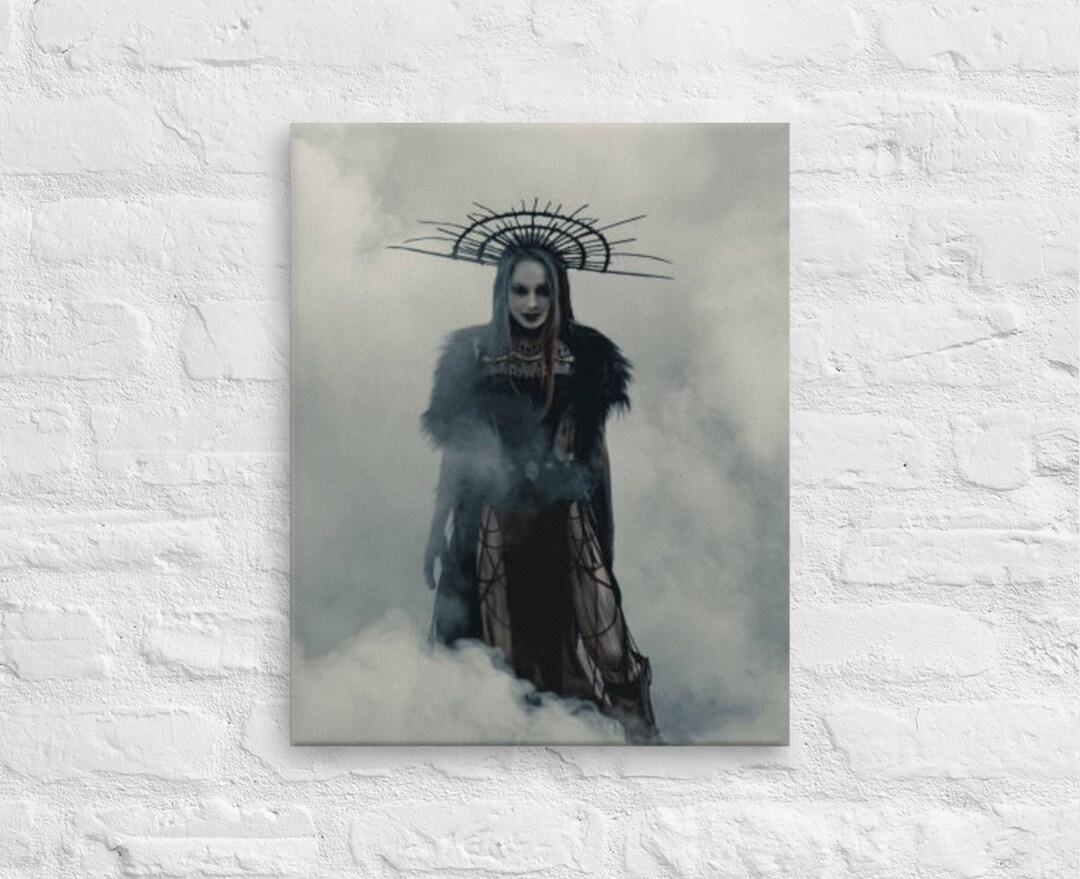 Viking Decor Viking Art Horror Gothic Home Decor Witchcraft Art Witch ...