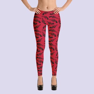 Revolver Red Punk Rock Pants|plus Size Rockabilly Pants Women ...