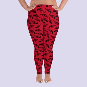 Revolver Red Punk Rock Pants|plus Size Rockabilly Pants Women ...
