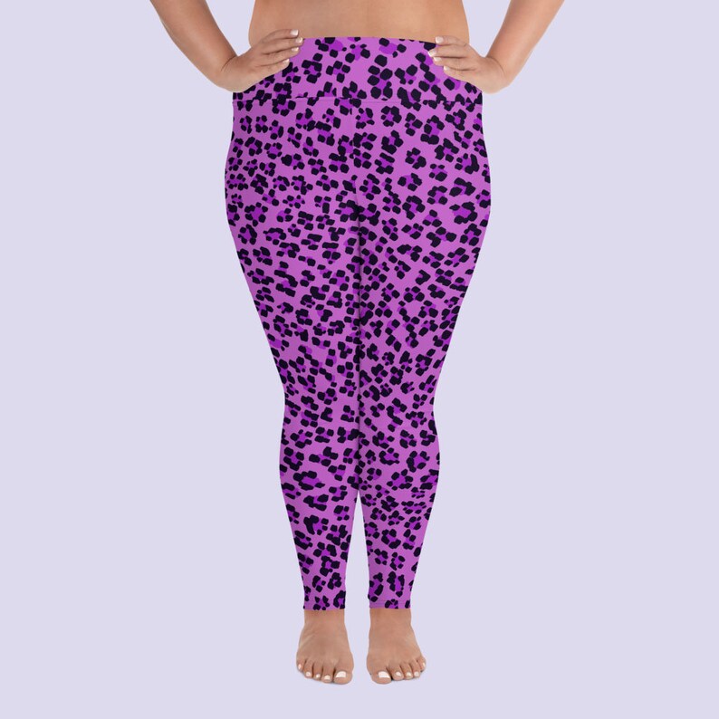 Leopard Leggingsanimal Print Gothic Leggingspastel Goth | Etsy