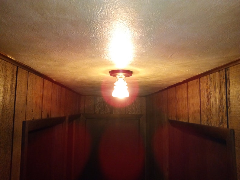 Ceiling Light Glass Insulator Lights. LED Light Included - Etsy