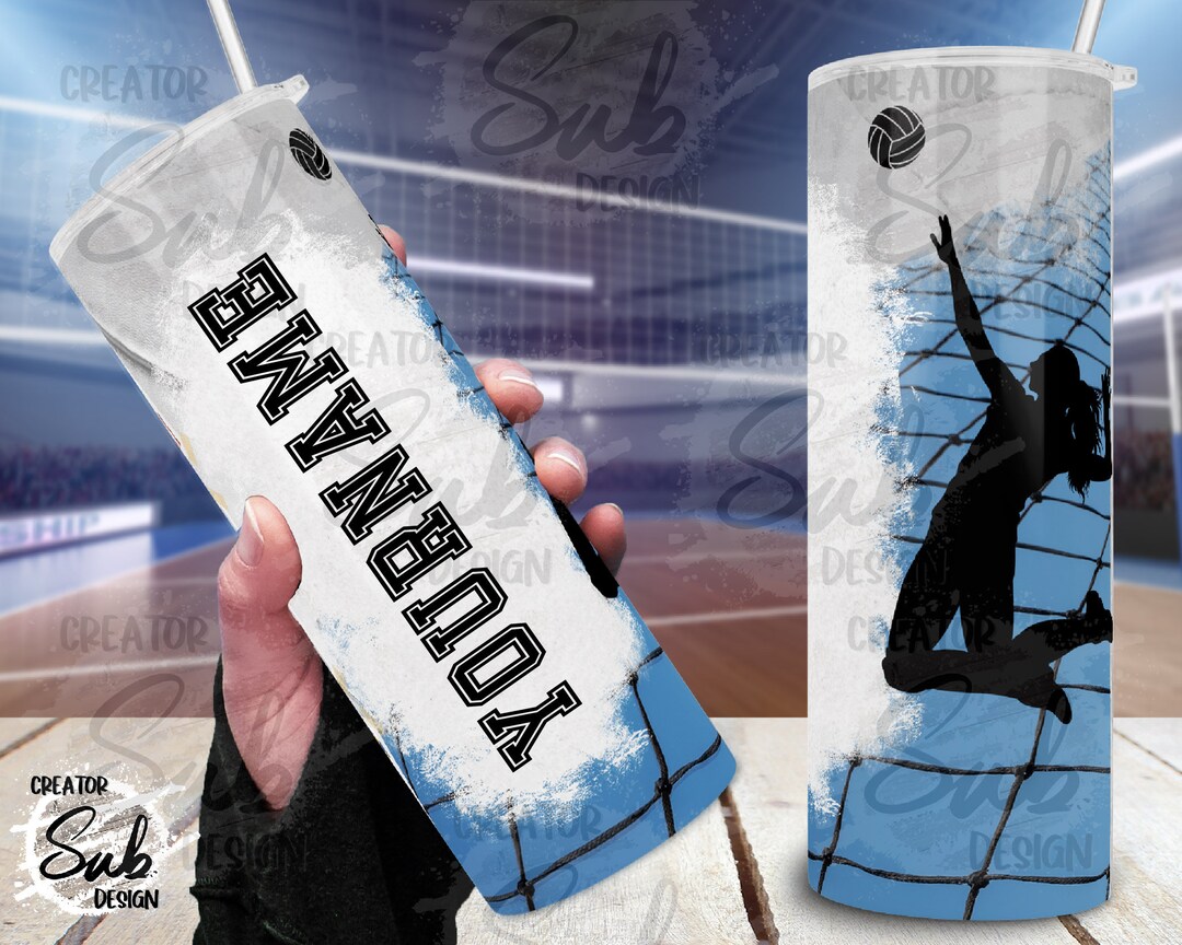 Volleyball Lover Tumbler Png, Tumbler Gift for Player and Coach ...