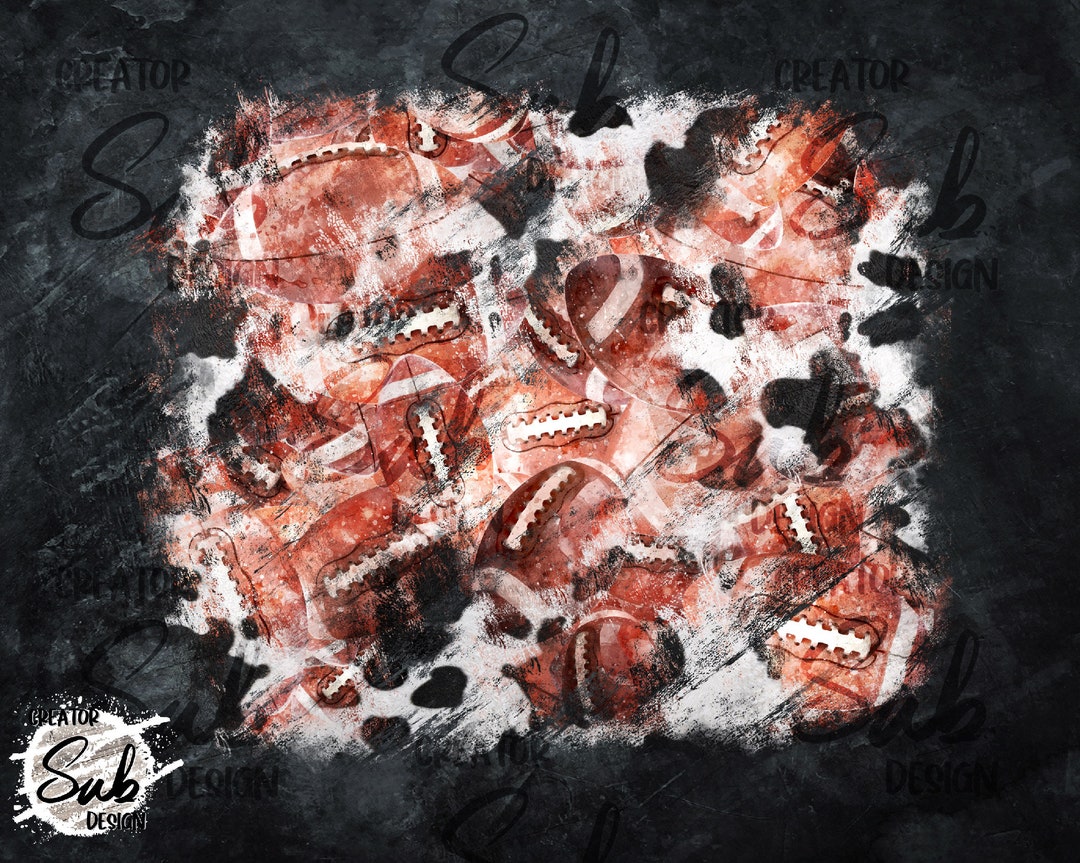 Football Cow Background PNG, Watercolor Brush Stroke Png, Sublimation ...