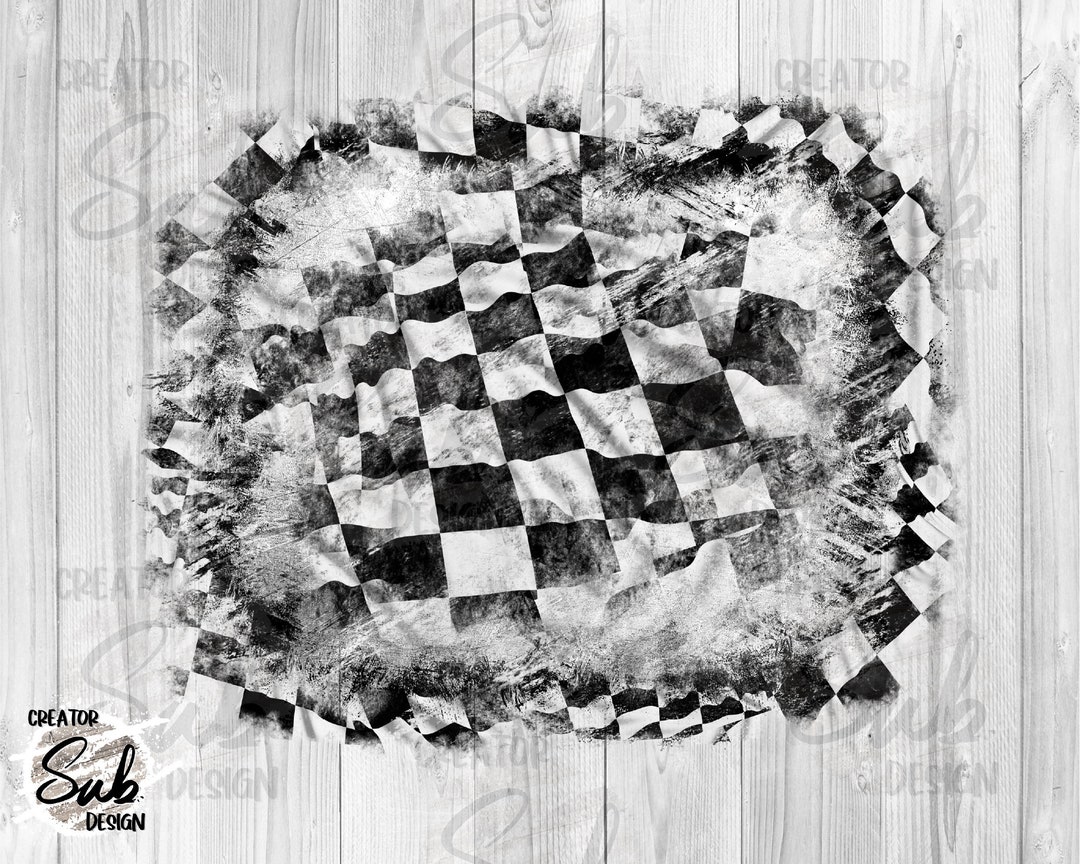 Grunge Checkered Flag, Distressed Background, Png Sublimation Shirt ...