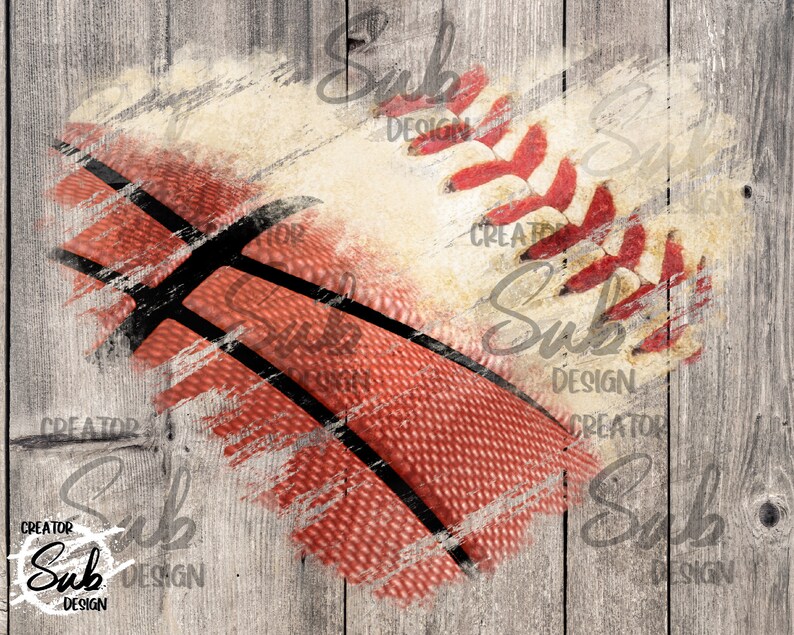 Baseball and Basketball Background PNG Dirty Sport PNG Shirt - Etsy