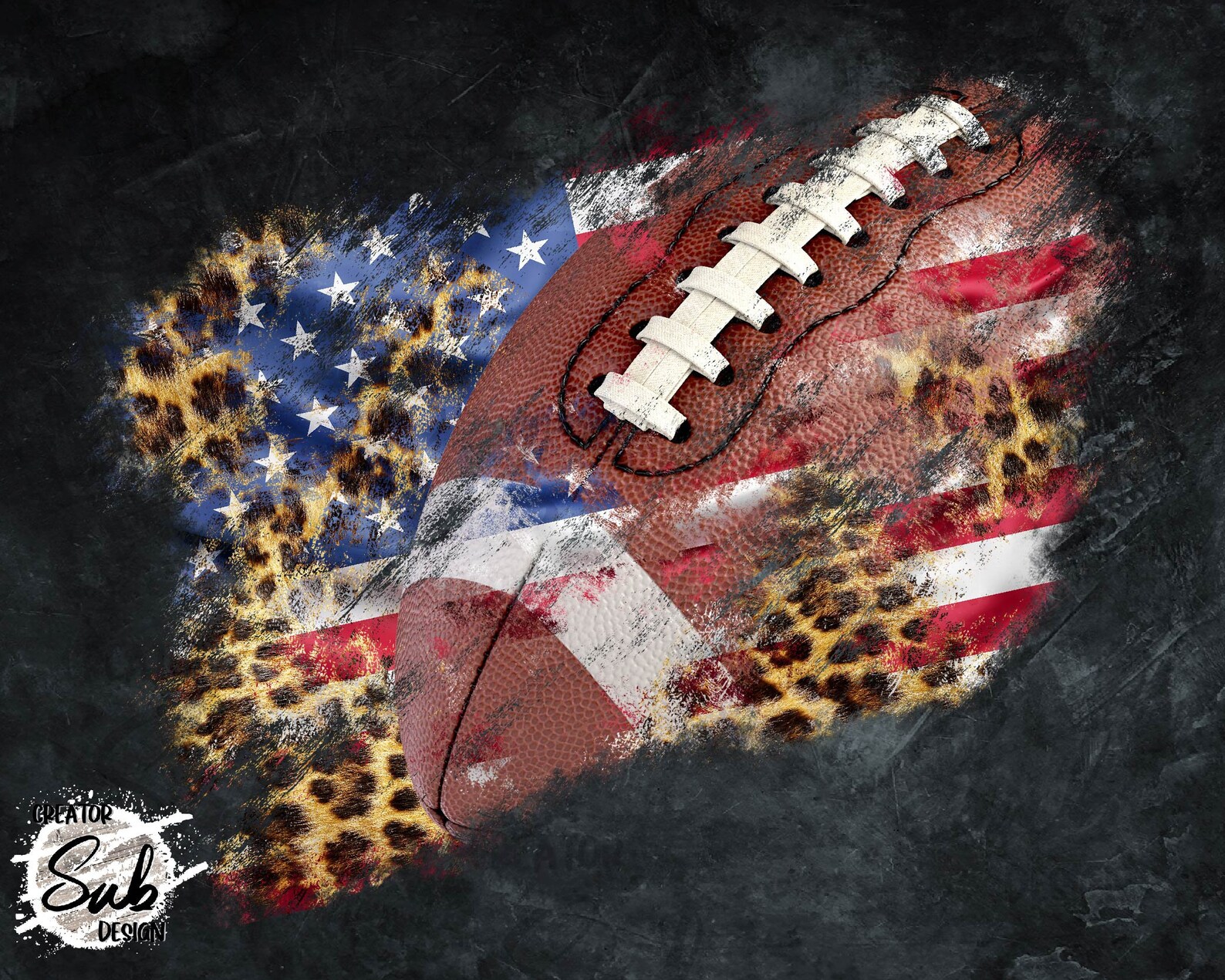 Football Leopard Png Background Patriotics Football Mom PNG - Etsy