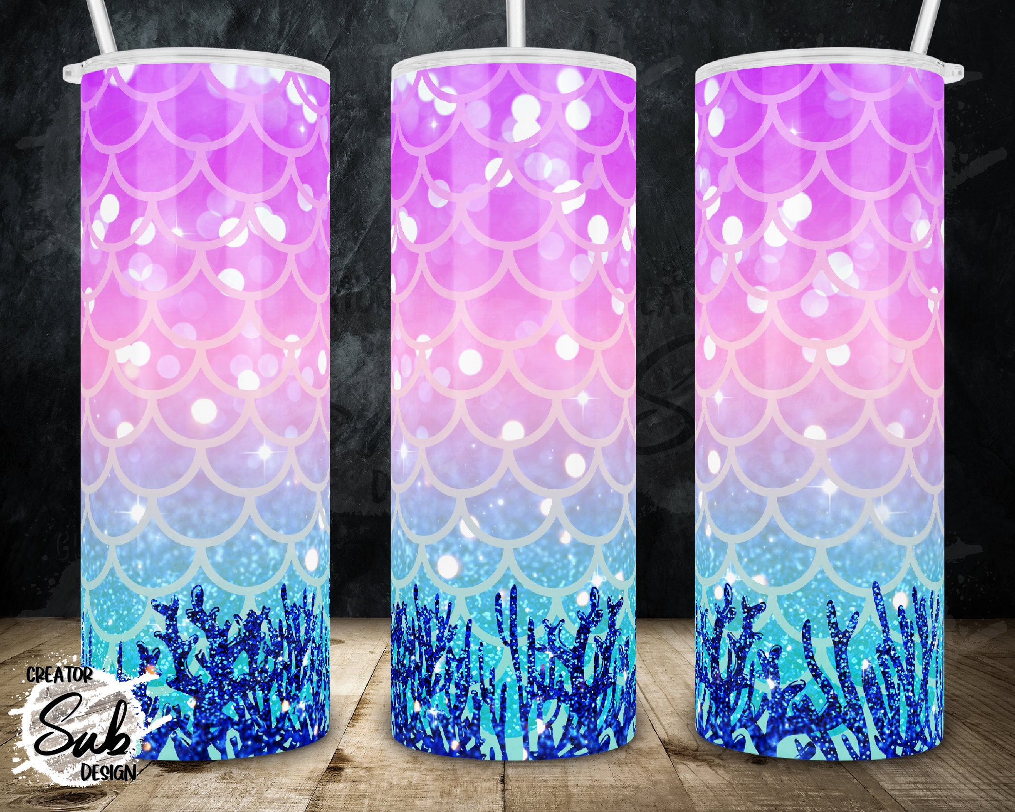 Mermaid Life Png Mermaid Messy Bun Tumbler Wrap Mermaid Girl - Etsy