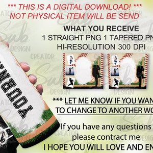 Baseball Pitcher PNG Tumbler, Sport Photo Frame Print Wrap, Gift for ...