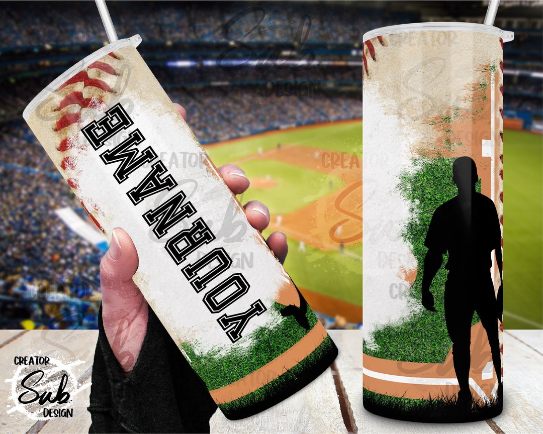 Baseball Pitcher PNG, 20oz Skinny Tumbler Wrap, Blank Background for ...