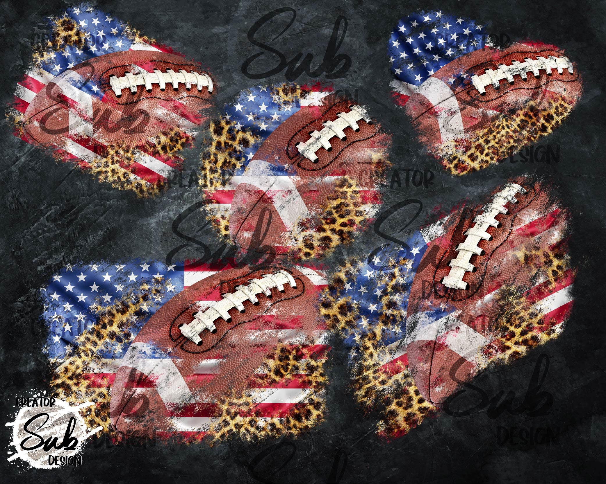 Football Leopard Png Background Patriotics Football Mom PNG - Etsy