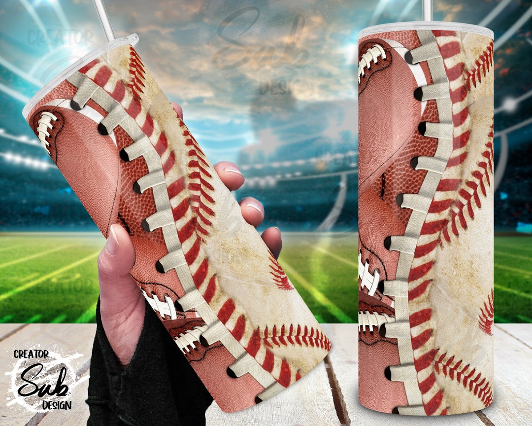 Haft Football and Baseball Print Wrap, Football Tumbler Wrap, Baseball ...