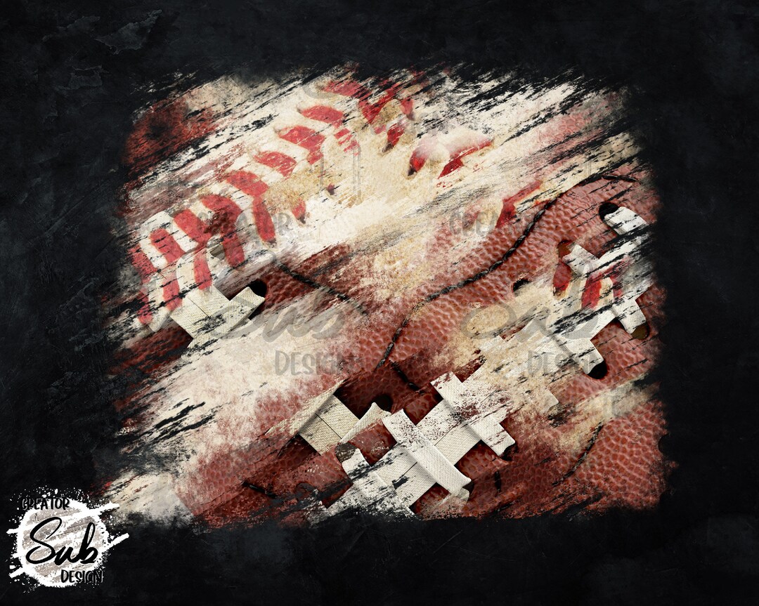 Baseball and Football Png Background, Distressed PNG Shirt Print ...