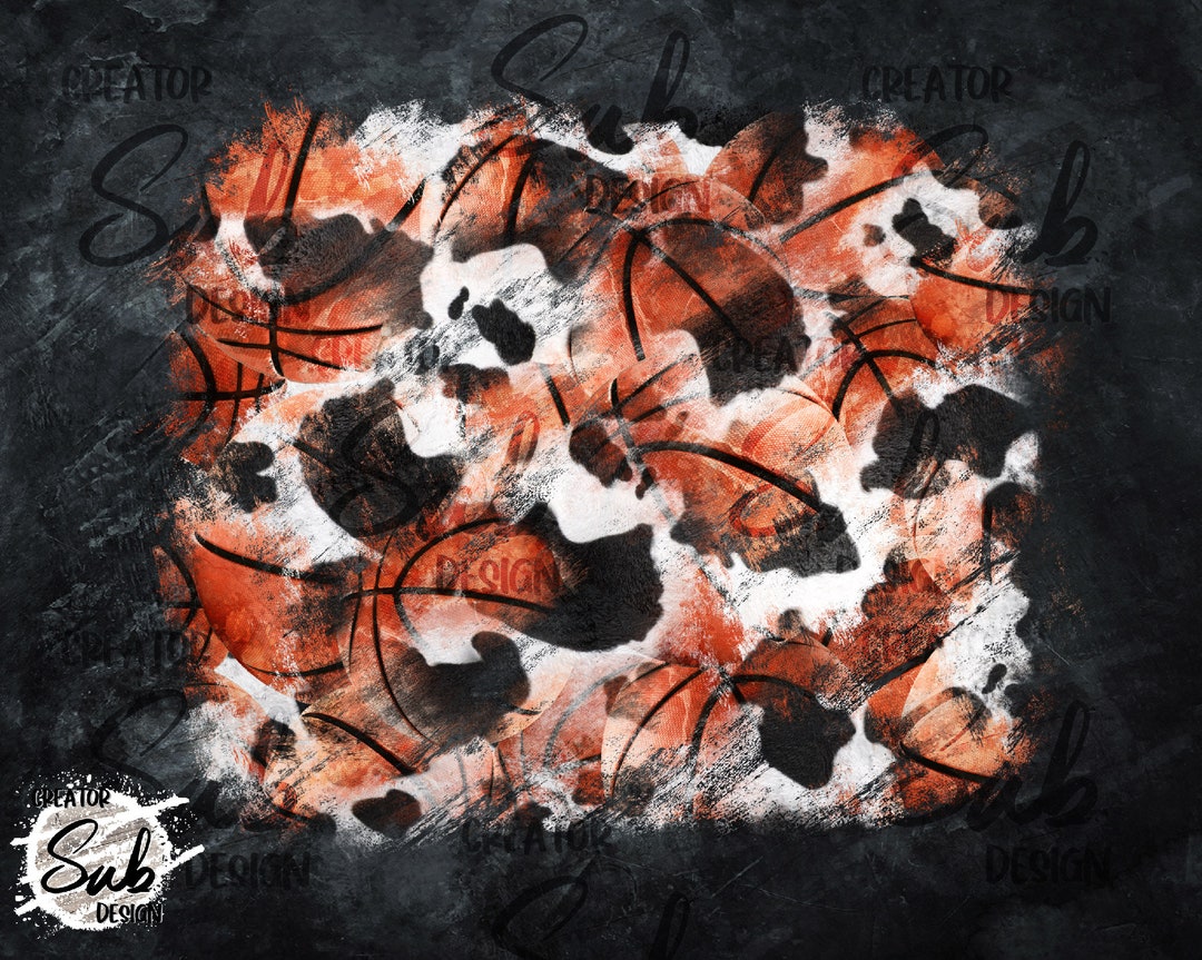 Basketball Cow PNG, Watercolor Brush Stroke Png Sublimation, Background ...