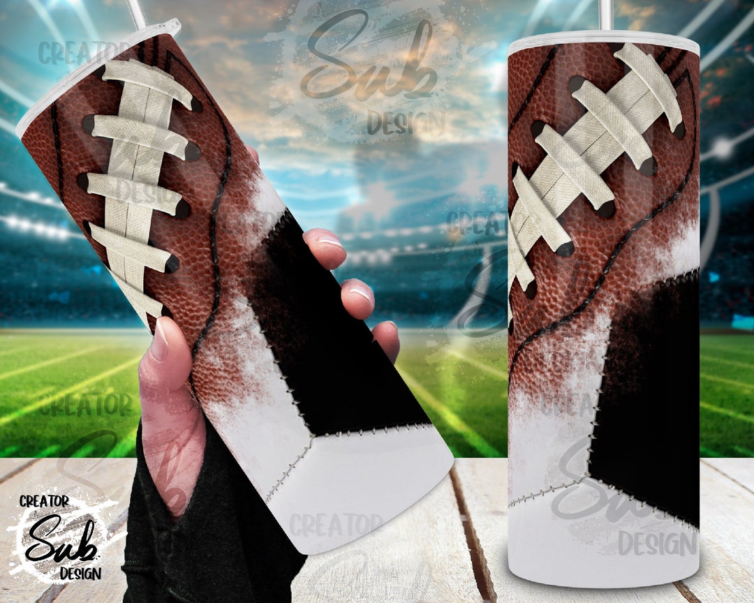 Football Soccer Print Wrap, Mom Both With Football and Soccer, Sport ...